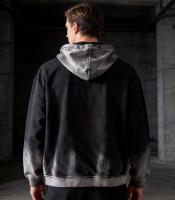 China A528 Vintage Gradient Washed Hoodie Men Oversized Spray Fade Pullover Streetwear Hooded Sweatshirt for sale