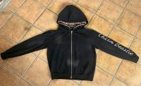 China A529 Chiying Vintage Washed Zip Up Hoodie Men Leopard Lined Hood Oversized Cursive Print Streetwear Jacket for sale