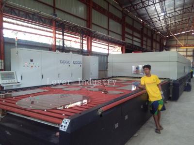 China LV-TFQ Series Convection Glass Tempering Furnace 1500x2500mm for Low E Coated Glass for sale