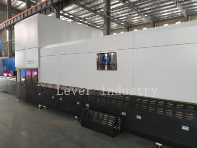 China PLC Control Bi-direction Flat and Longitudinal Bending Glass Tempering Furnace 1500x2500mm for sale