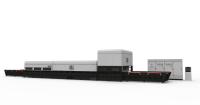 China Shaped Bending Glass Tempering Furnace 1200x1300mm 3.5-5mm Thickness for Refrigerator Glass for sale