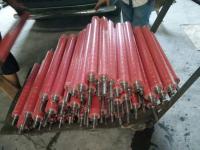 China High Strength Polyurethane Tempering Furnace Parts PU Roller Coating Rubber Roller for sale