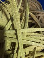 China Aramid Kevlar Rope for Glass Tempering Furnace 10x5mm High Temperature 330°C for sale