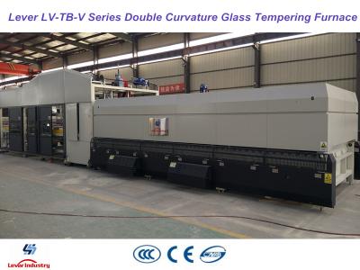 China Double Curvature Car Backlite Glass Bending Tempering Furnace 1600x800mm 3.5-6mm for sale