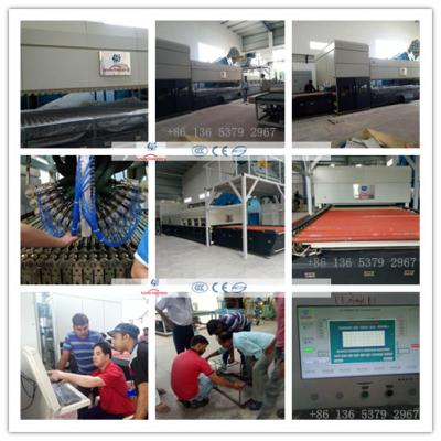 China Combined Flat & Bend Glass Toughening machine / GlassTempering Furnace for sale