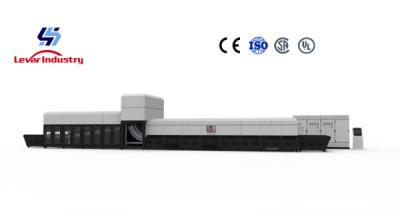 China Continuous Single Bending Glass Tempering Furnace 1200x600mm 3-19mm Thickness for sale