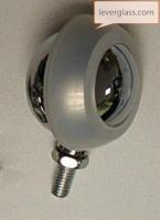 China 45mm Diameter Universal Caster Wheels Used On Glass Drilling Machine for sale