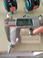 China 45mm Diameter Universal Caster Wheels Used On Glass Drilling Machine for sale