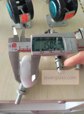 China 45mm Diameter Universal Caster Wheels Used On Glass Drilling Machine for sale