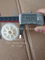 China Double Glazing Machine Wheels 25mm 50mm Casters for Loading Table Hanjiang IG Line 3008-II for sale