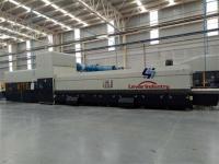 China Continuous Cylindrical Bending Glass Tempering Furnace 1200x600mm for Automotive Windows for sale