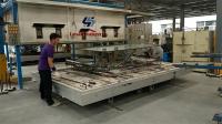 China Auto Glass Bending Furnace for Bus front Windshield Glass Bending machine for sale