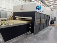 China Double Bending Glass Tempering Furnace LV-TB-V Series for Automotive Rear Glass 1600x800mm for sale