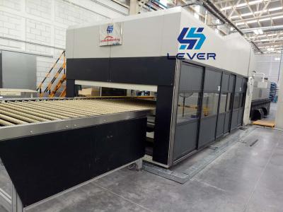 China Double Bending Glass Tempering Furnace LV-TB-V Series for Automotive Rear Glass 1600x800mm for sale