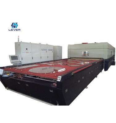 China Forced Convection Glass Tempering Furnace 2440x3660mm for Low-E Glass 4-19mm for sale