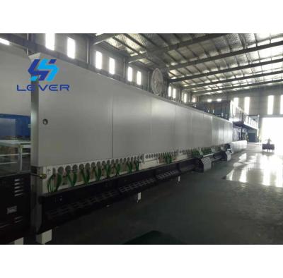 China Double Heating Chamber Glass Tempering Furnace 1700x4200mm for Low E Glass for sale