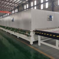 China Double Heating Chamber Glass Toughening Machine Tempered Glass Making Furnace 1700x4200mm for sale