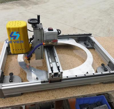 China Cabinet Glass Marble Stone Consumable Materials Washbasin Hole Making Machine for sale