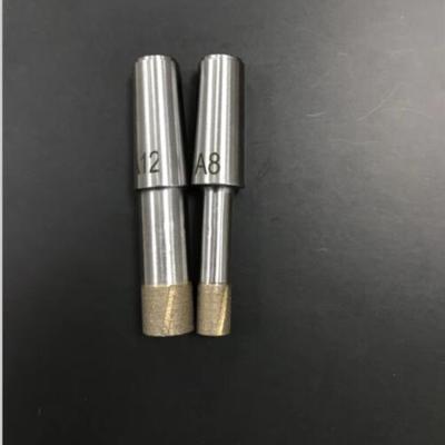 China Sintered Diamond Core Drill Bit Set 65mm Length 1/2 GAS Thread for Glass Drilling for sale
