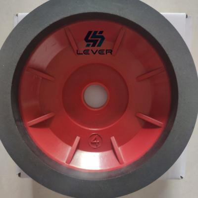 China Resin Bonded Diamond Beveling Wheel 150mm 15mm for Glass Edge Grinding Machine for sale