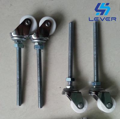 China Universal Small Caster Wheels 25mm to 50mm for Glass Machine Loading Table for sale