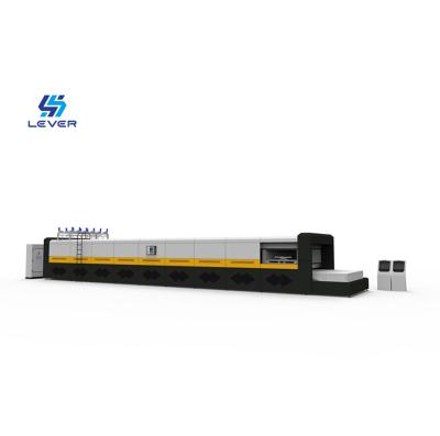 China 660KW Laminated Windshield Glass Bending Furnace for sale