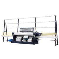 China 7m/Min Straight Line 9 Spindles Glass Edging Machine for sale