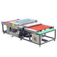 China 9kW 3.5m/min 1200mm Horizontal Industrial Glass Washer Drying Machine for sale