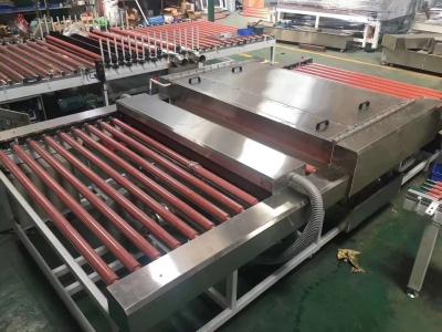 China Hot Drying 380*380mm 1600mm Horizontal Glass Washer for sale