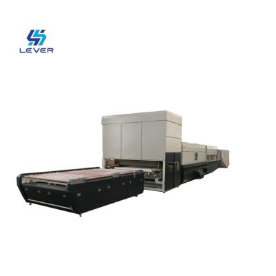 China Bi-directional Flat and Bending Glass Tempering Furnace 1500x2500mm Siemens PLC for sale