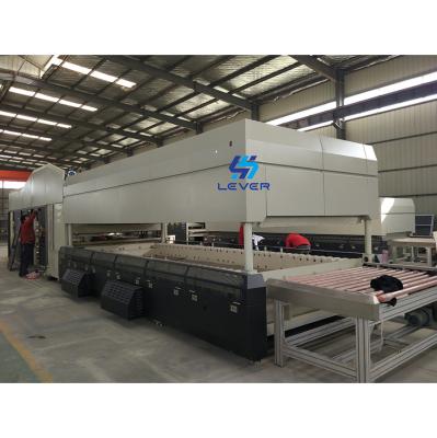 China Double Bending Glass Tempering Furnace for Automotive Back Glass 1600x800mm Mould Pressing for sale