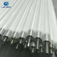 China High Purity 99.8% Fused Silica Ceramic Roller for Glass Tempering Furnace 1.98 g/cm3 for sale