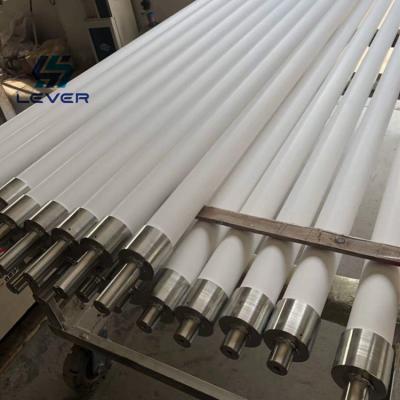 China Fused Silica Ceramic Rollers for Tamglass Tempered Glass Oven 99.8% Purity for sale