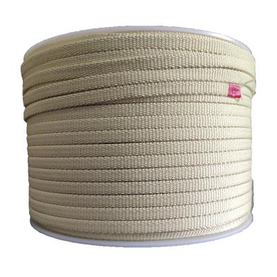 China Aramid Fiber Rope for Glass Tempering Furnace Roller 5.5x5.5mm High Temperature 330C for sale