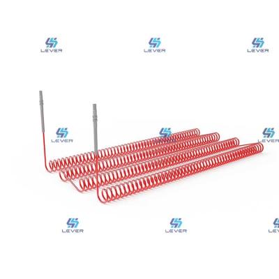 China Nickel Cadmium Furnace Heating Elements 2940mm Spiral Coils for Glass Tempering Oven for sale