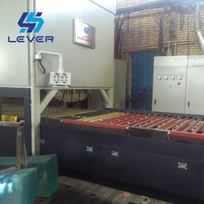 China Jumbo Glass Bending Toughening Furnace 3000x14000mm Tempering Oven with Soft Rollers for sale