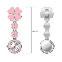 China NURSE WATCH Featuring Four Leaf Clover Back Clip Alloy Case and Chain fine plate Custom Logo Options Available in Multiple Colors for sale