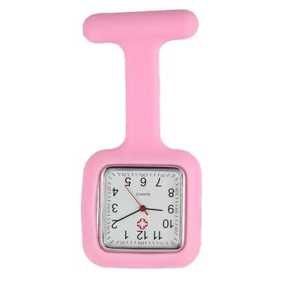 China Silicone Medical Watch Hospital Gift for Nurse Doctor Quartz Nurse Pocket Watch Clip-on Fob Brooch Doctor Watch for sale