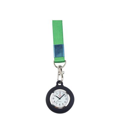 China Silicone Pocket Nurse Watch Lanyard Clip Nurse Watch New Doctor Chest Medical Watch Dropshipping for sale