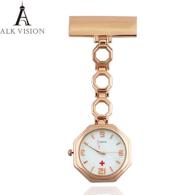 China Fob Nurse Watch Japan Quartz Movement Medical Brooch Hanging Watch for Nurses Men Women Steel Pocket Watch relogio Clock for sale