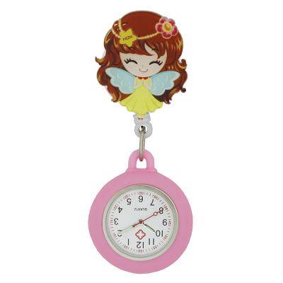 China Silicone Stretchable Nurse Watches Cute FOB Pocket Nurse Watch Medical Watches Round Dial Nurse Clocks Fashion Doctor Gi for sale