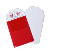 China NEW PVC Pen Pocket Nurse Doctor Dedicate Christmas Gift Flower Pattern Flap Vinyl PVC Pocket Pen Holder for Pen Leaks Pr for sale