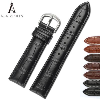 China Band for Watch Genuine Cow Leather Men Watch Women Fashion Bracelet Strap Wristband 16mm 18mm 19mm 20mm Bamboo Pattern W for sale