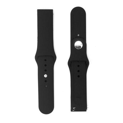 China Universal Switch Raw Ear Smart Watch Strap 20mm/22mm Environmental Protection Silicone Leather for sale