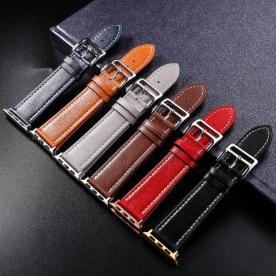 China ALK Band Watchbands Belt Watch Accessory Bracelet for Iwatch for Apple Watch Series 4strap 38 40 42 44mm Genuine Leather for sale