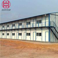 China Zontop Modern Frame Cheap  Easy Assemble 2 Story Steel Structure Prefab K House Construction Real Estate Prefab House for sale