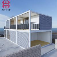 China Zontop China  Factory Modern Cheap Fast Assemble Prefab Houses Customized Mini Modular 2 Bedroom Prefab Container Home for sale