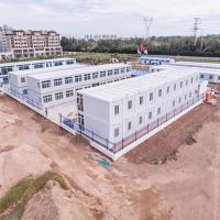 China Zontop Modern Luxury  Easy Assemble Prefabricated Houses Fast Assembly Flat Pack Container Solar Powered Prefab House for sale