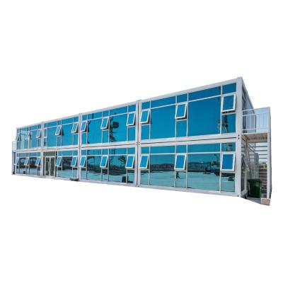 China Zontop Modern Luxury  Easy Assemble Steel Prefabricated 2 Story Frame 20ft 40 Ft  Bedroom Prefab  Flat Pack  Home for sale