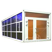 China Zontop Modern Luxury  Easy Assemble Steel Prefabricated 2 Story Frame 20ft 40 Ft  Shipping Container House for sale